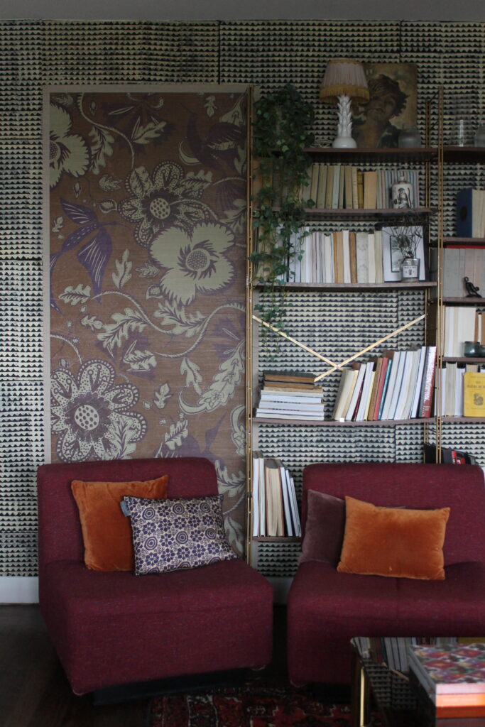 Hemp panel n°2: The purple Indian - Joli Jour Paris